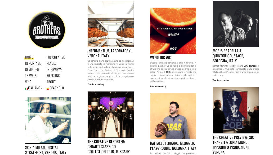 Il magazine di storytelling The Creative Brothers intervista Sonia ...